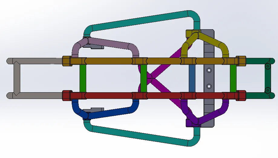 RC Pipe Frame Body 【α'】 - Free 3D Print Model - MakerWorld