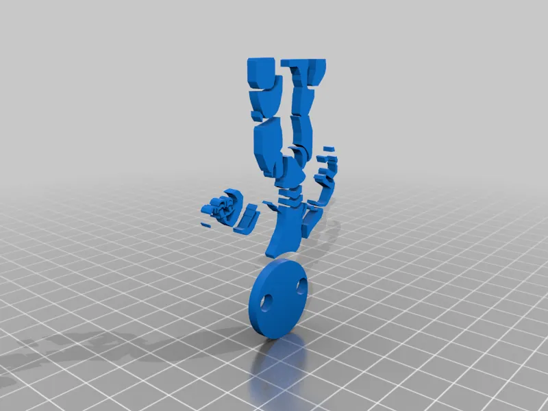 Embossed and colored robot generation logo - Free 3D Print Model ...