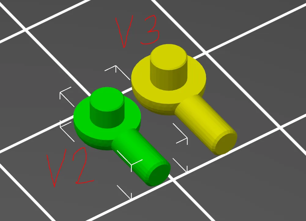 Figma compatible joint, 2.5mm (simplified for FDM) - Free 3D Print ...