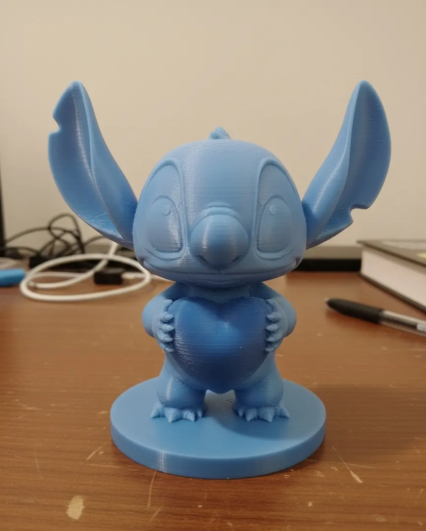 Chibi Stitch Love - Valentine's Day - Free 3D Print Model - MakerWorld