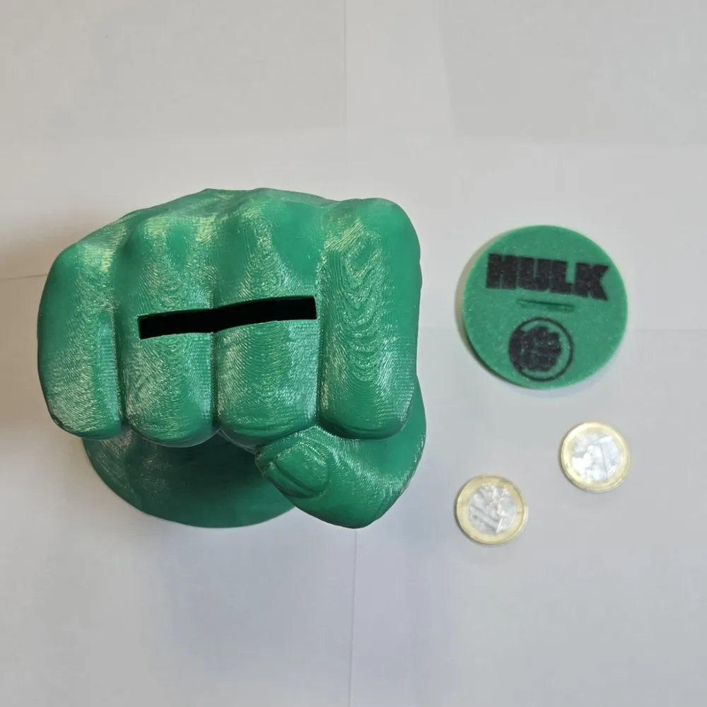 Hulk hand piggy bank - Free 3D Print Model - MakerWorld