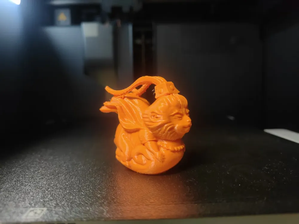 Cute cartoon Monkey King riding on a somersault cloud - Free 3D Print ...