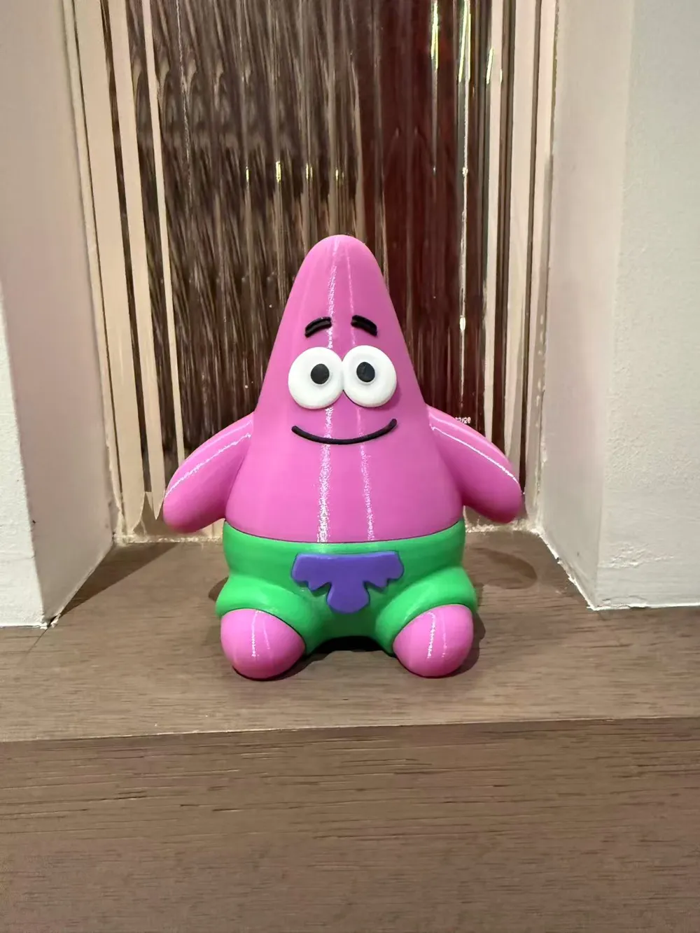 Sitting Patrick Star Multi-color multi-part printing (no AMS needed ...