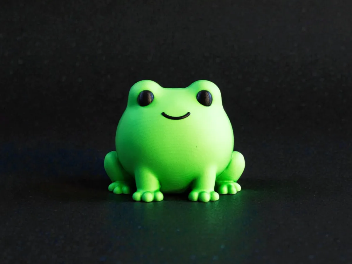 Cute frog - Free 3D Print Model - MakerWorld