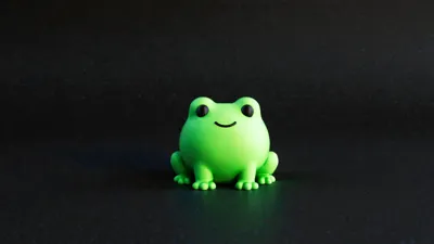 Cute frog - Free 3D Print Model - MakerWorld