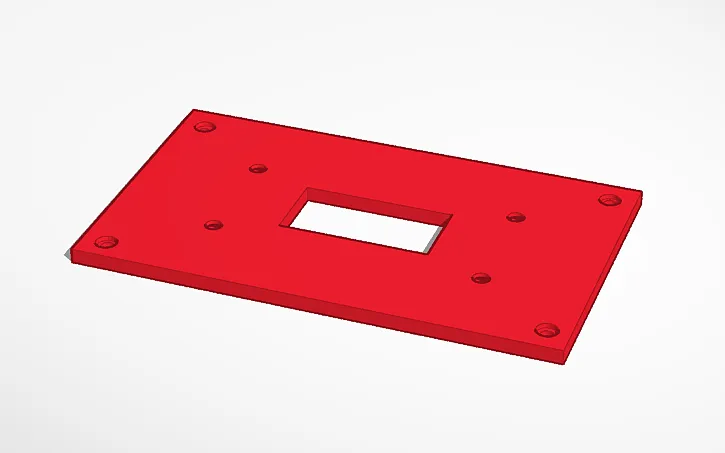 Embed Smart Touch Reader Mounting Plate - Free 3D Print Model - MakerWorld