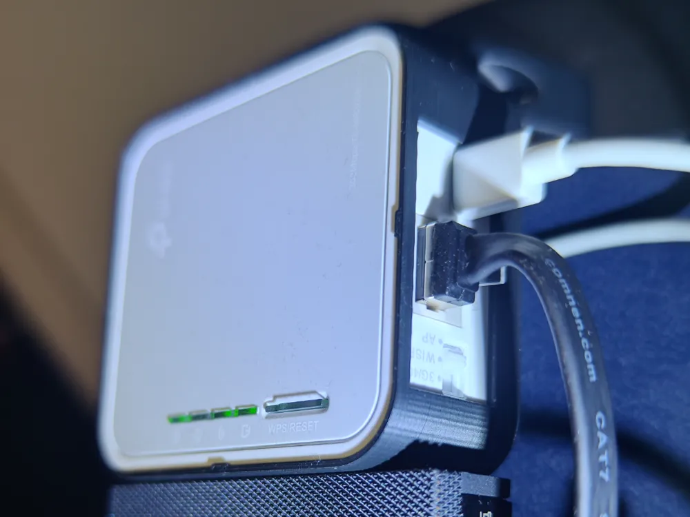 Support for mini Router TP-LINK TL-MR3020 - Free 3D Print Model ...