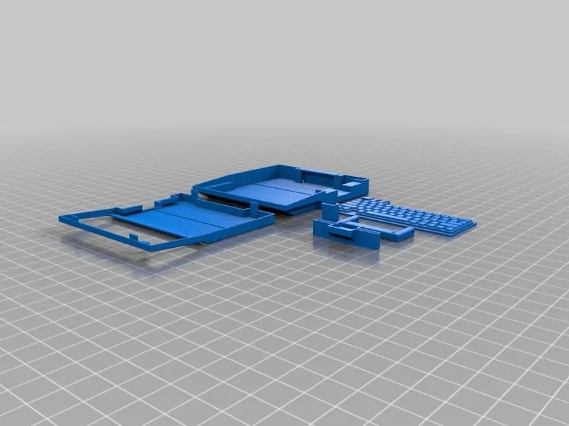 Apple IIc - 1:4 scale - flat - Free 3D Print Model - MakerWorld