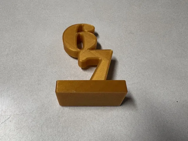 67 Paperweight (no supports!!!) - Free 3D Print Model - MakerWorld