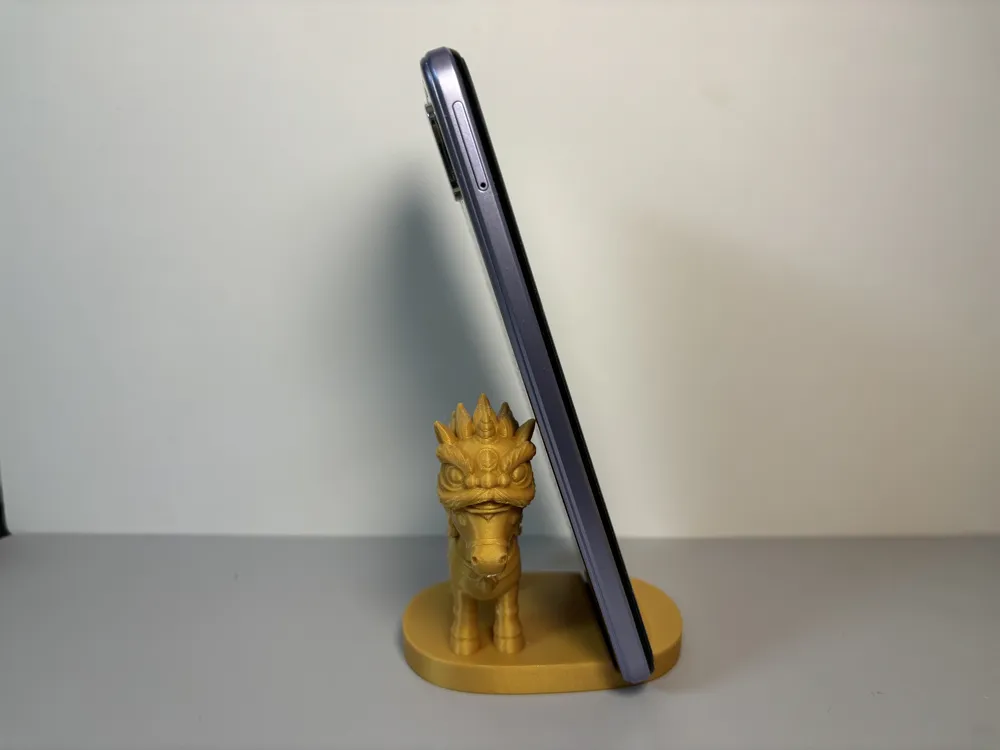 Support de téléphone cheval-lion 'Guochao' pour l'Année du Cheval 2026 ...