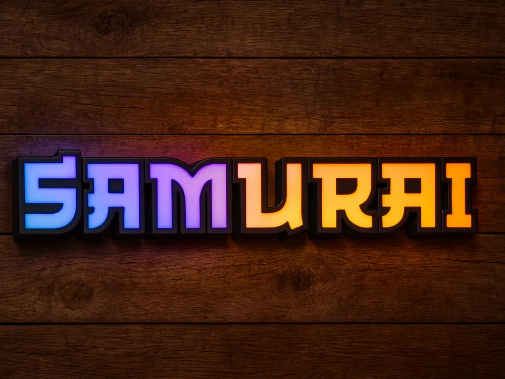 Samurai LED Lamp - Free 3D Print Model - MakerWorld