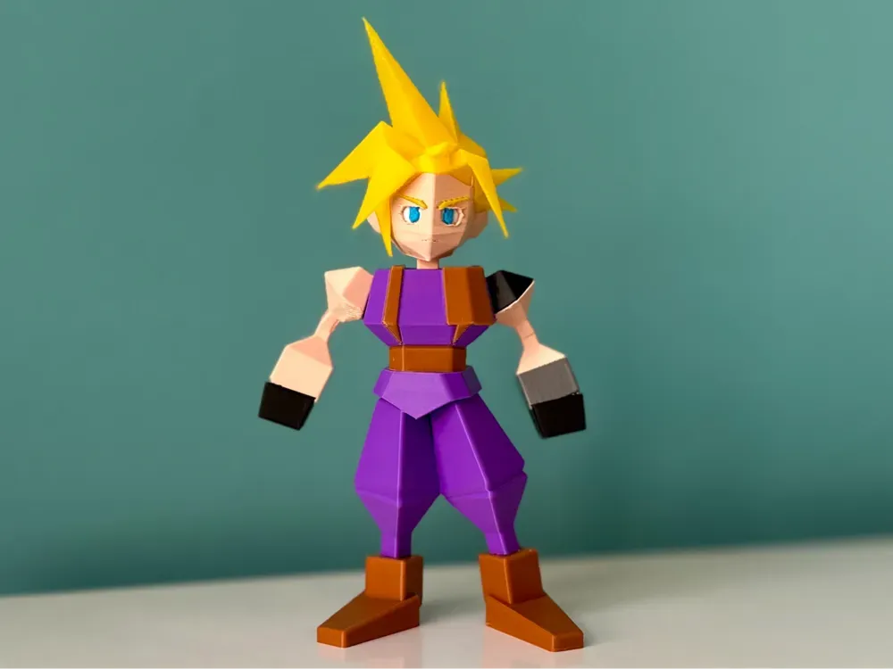 Final Fantasy VII - CHOCOBO - MULTIPART - FF7 - Free 3D Print Model ...