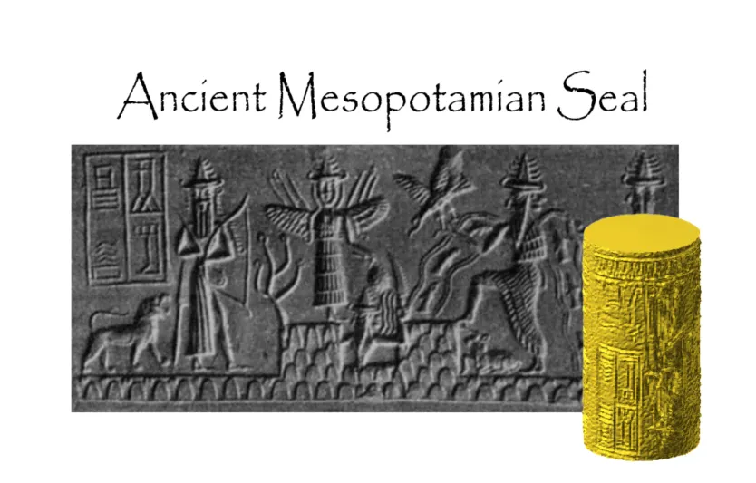 Ancient Mesopotamian Seal - Free 3D Print Model - MakerWorld