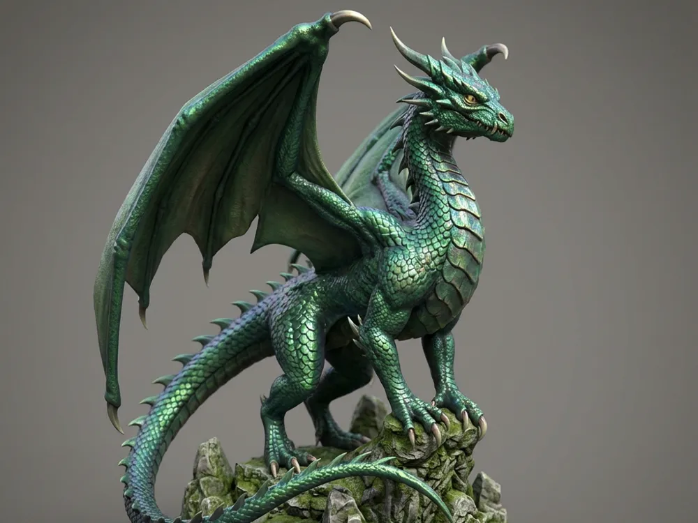 Dragon 3 - Free 3D Print Model - MakerWorld