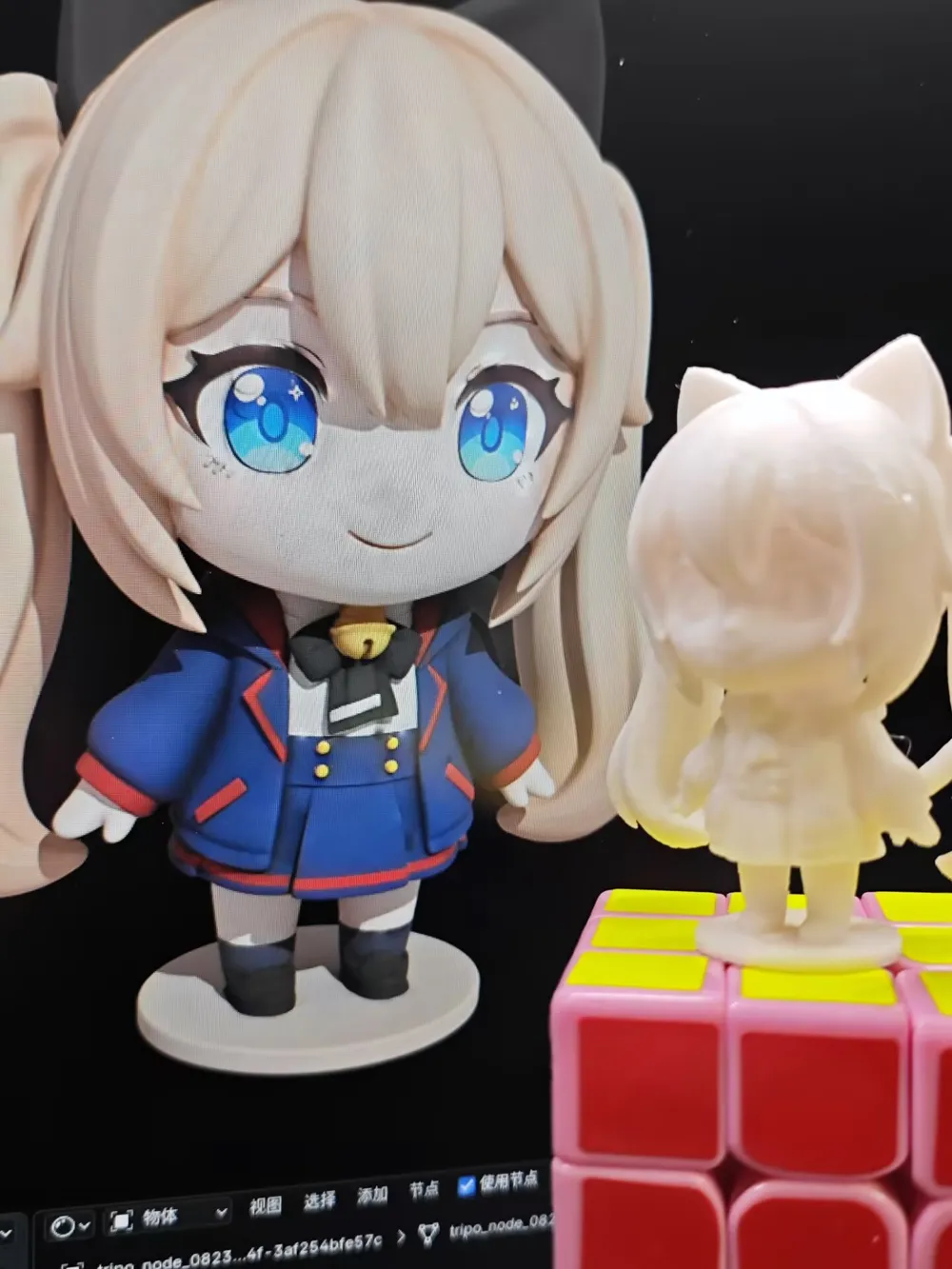 Karabiner Michelle Chibi Figure - Free 3D Print Model - MakerWorld