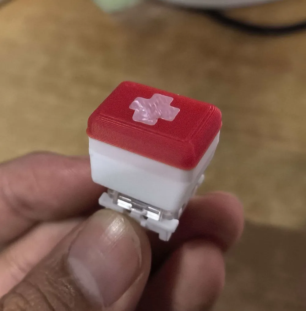 Tarkov First Aid Kit Keycap - Free 3D Print Model - MakerWorld