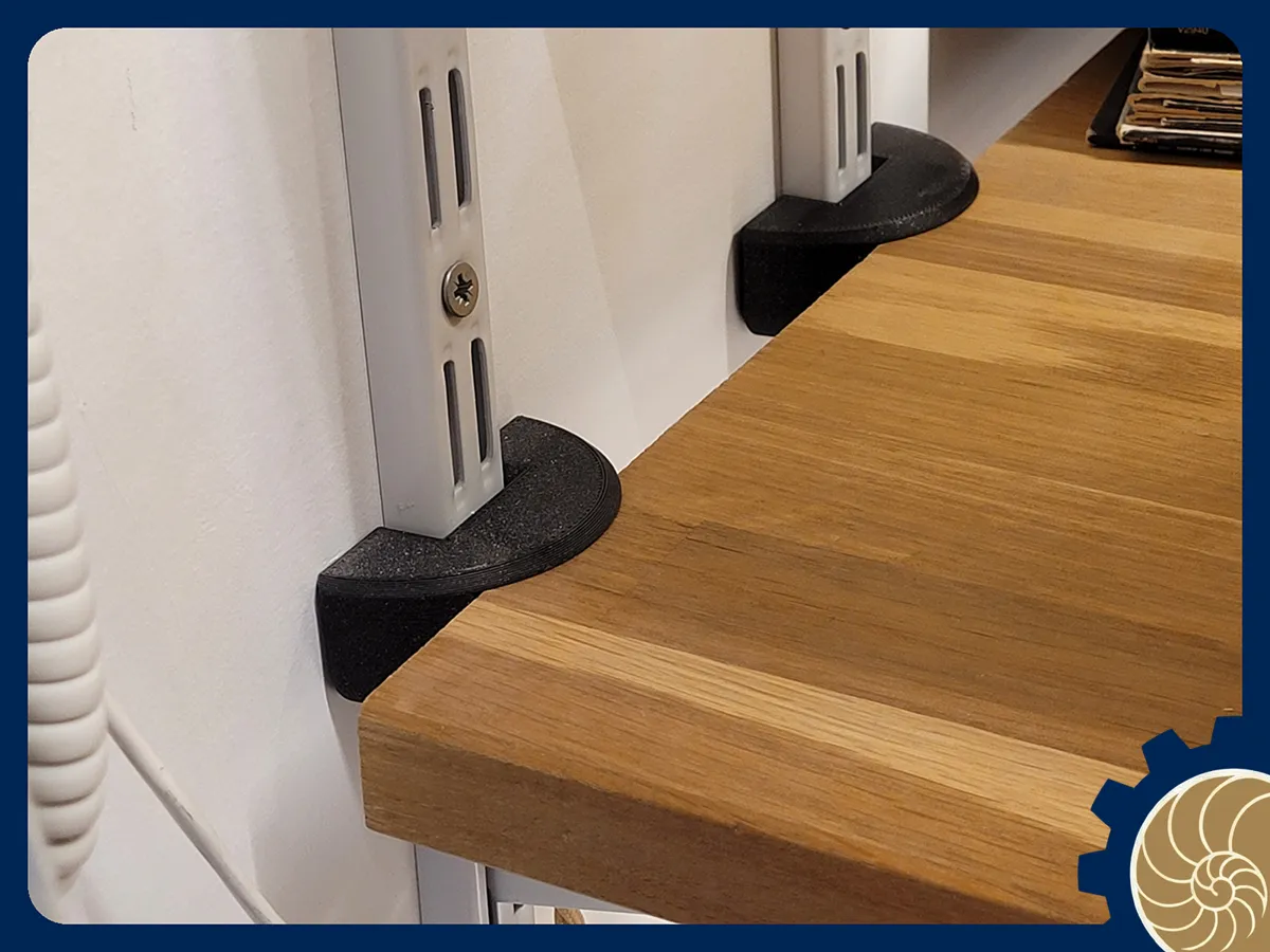 Twin Slot Shelving Board Spacer Clips (Gap Filler) - Free 3D Print ...