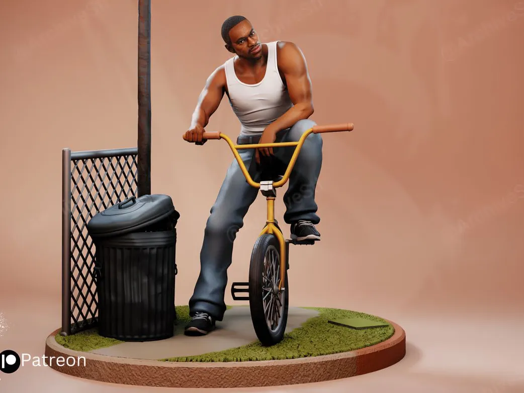 GTA CJ San Andreas - Free 3D Print Model - MakerWorld