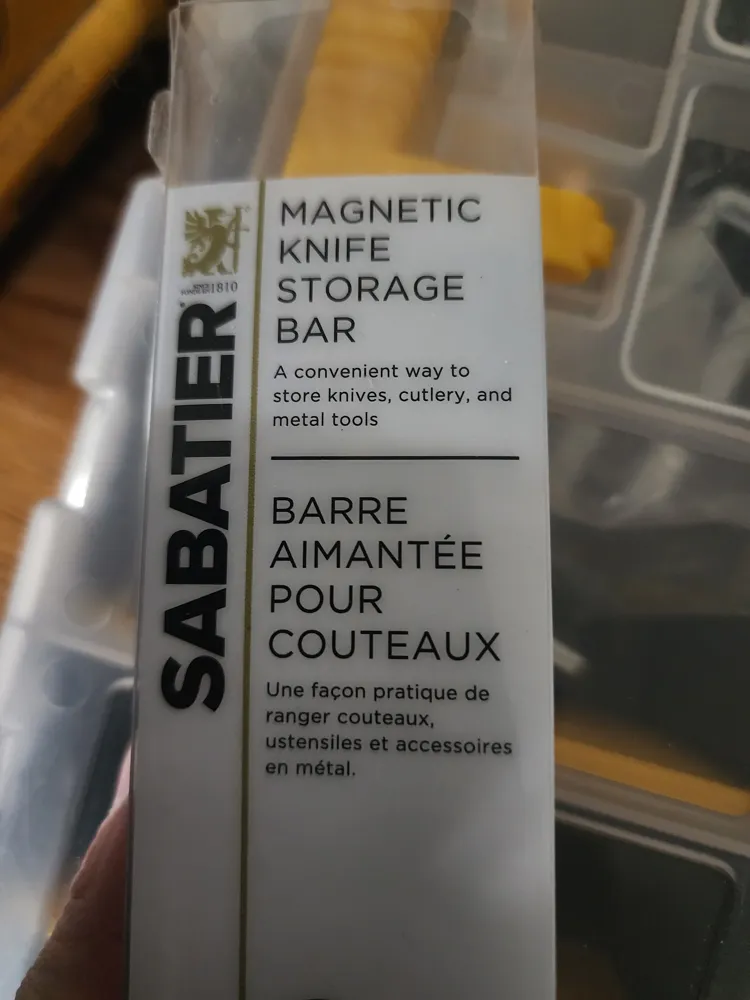 Replacement brackets for Sabatier knife magnet bar - Free 3D Print ...