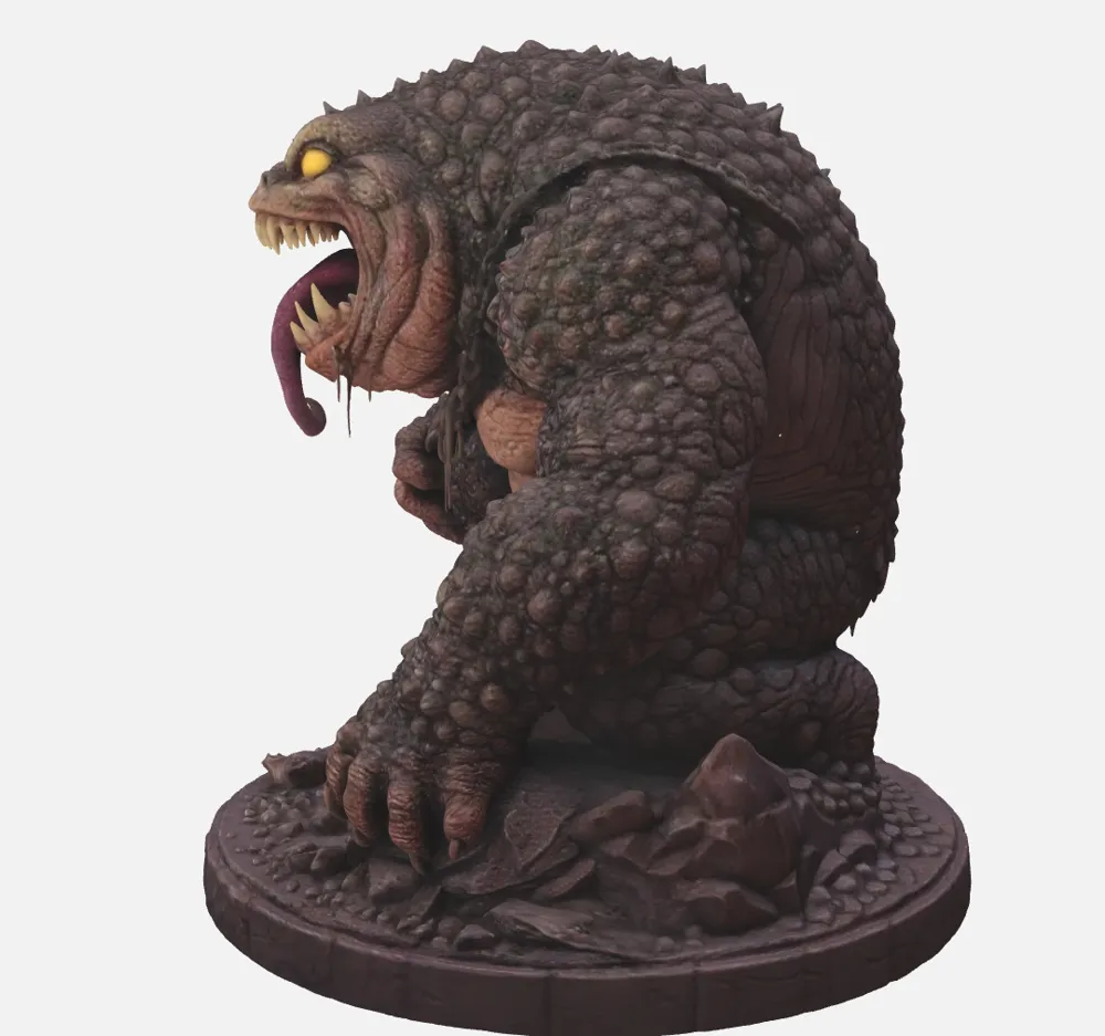 Hezrou Demon - Free 3D Print Model - MakerWorld