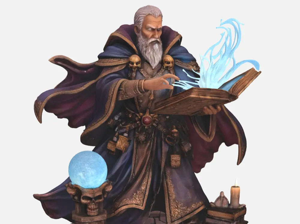 Mordenkainen DnD Wizard - Free 3D Print Model - MakerWorld