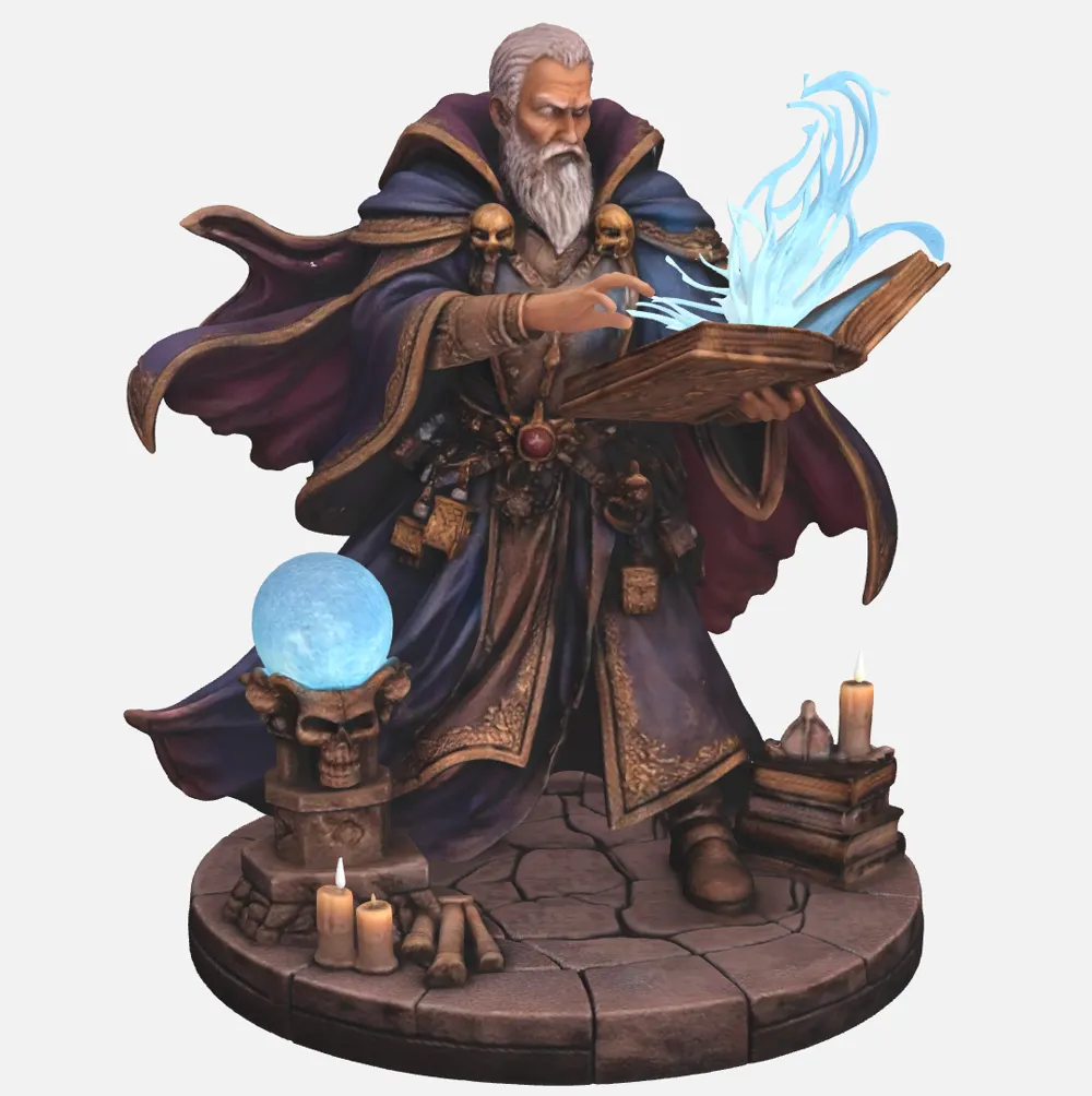 Mordenkainen DnD Wizard - Free 3D Print Model - MakerWorld