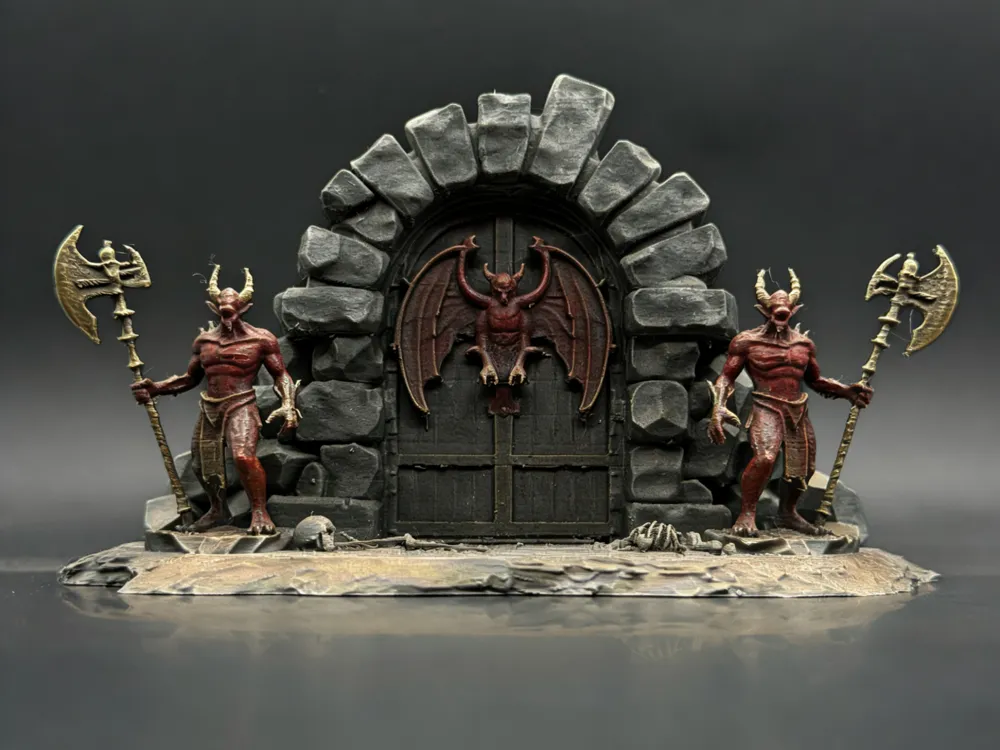 Demon Gate - Free 3D Print Model - MakerWorld