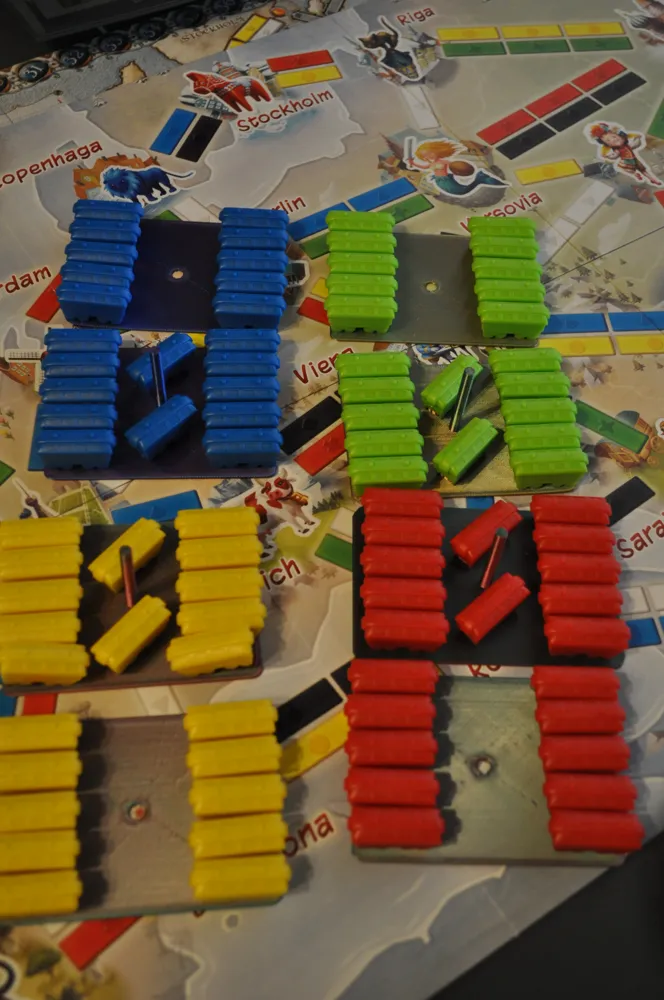Ticket to Ride First Journey - Free 3D Print Model - MakerWorld