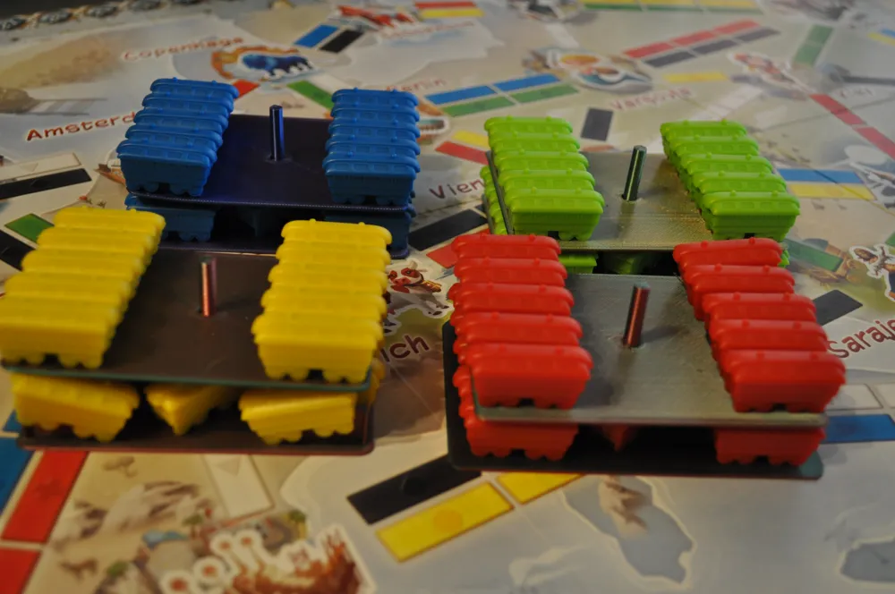 Ticket to Ride First Journey - Free 3D Print Model - MakerWorld