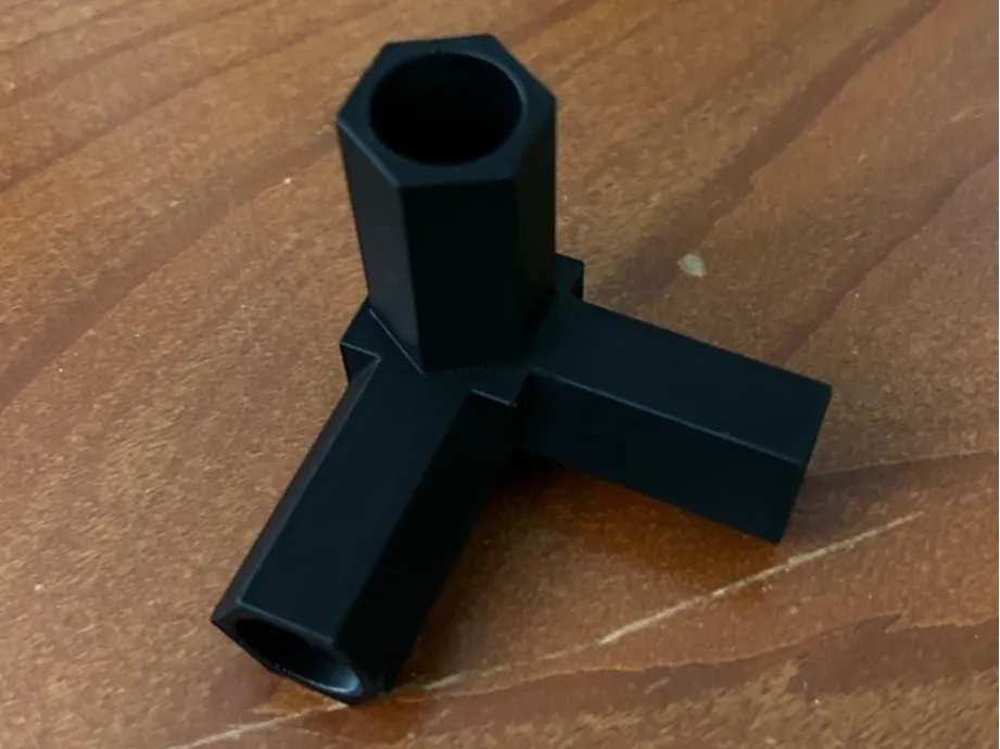 Raccord en T à 3 voies pour tubes en PVC de 16mm - Modèle d'Impression ...