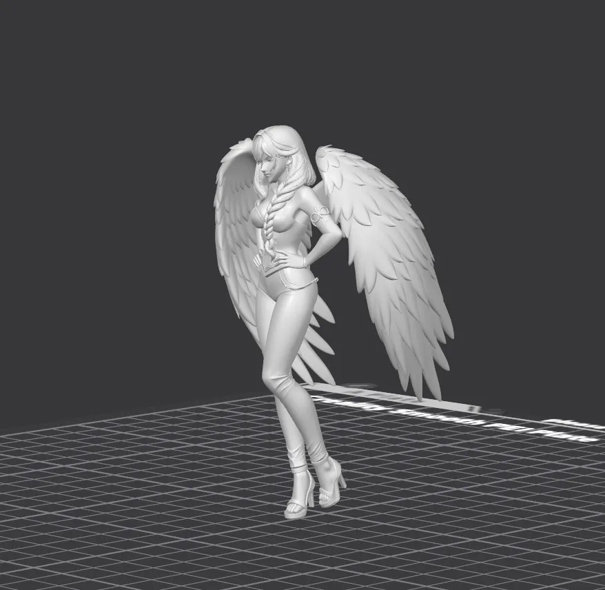 angel anime girl - Free 3D Print Model - MakerWorld