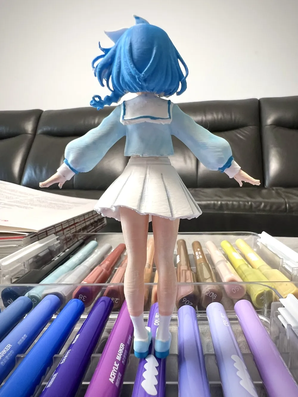 Arona en T-pose, version cheveux parfaits avec supports - Modèle d ...