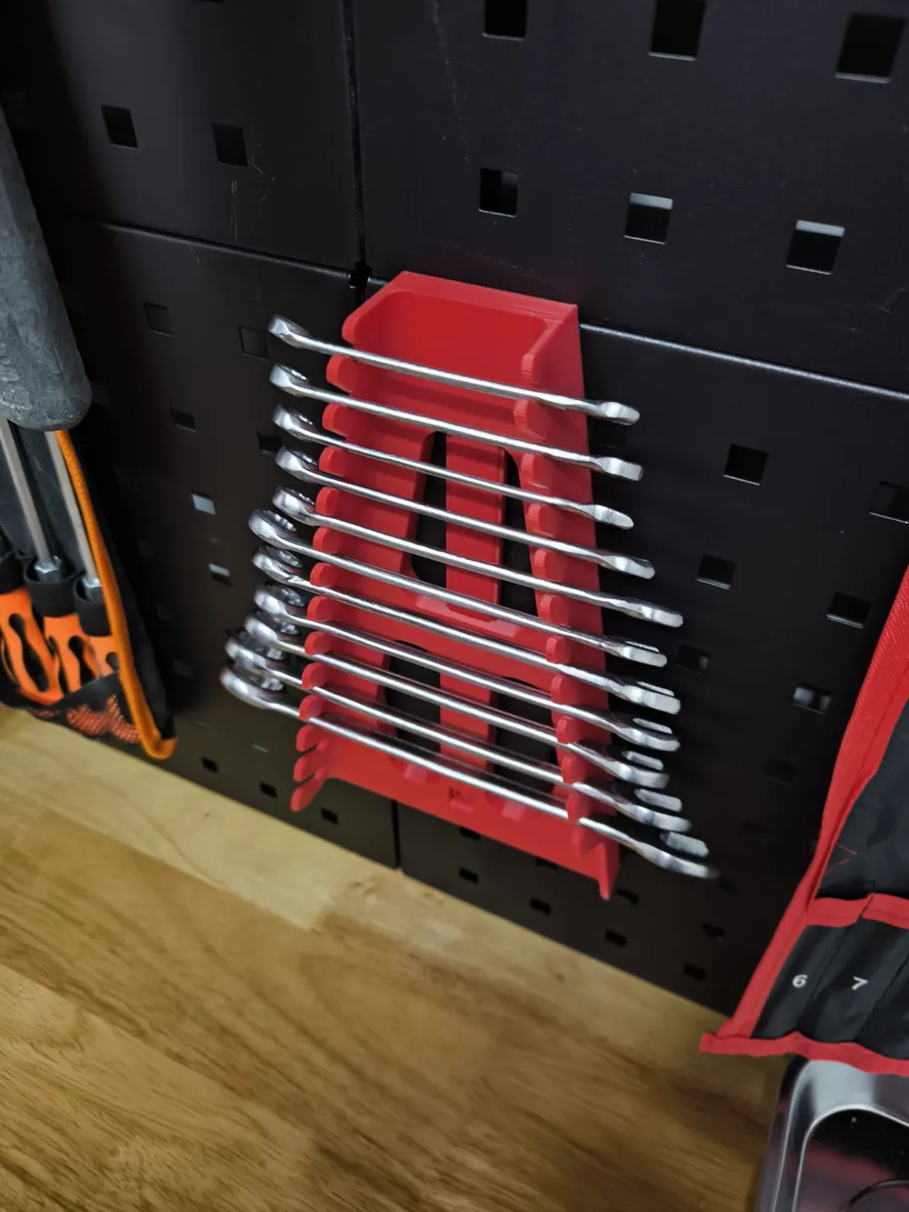 Square Hole Pegboard Organisers - Workshop - Free 3D Print Model ...
