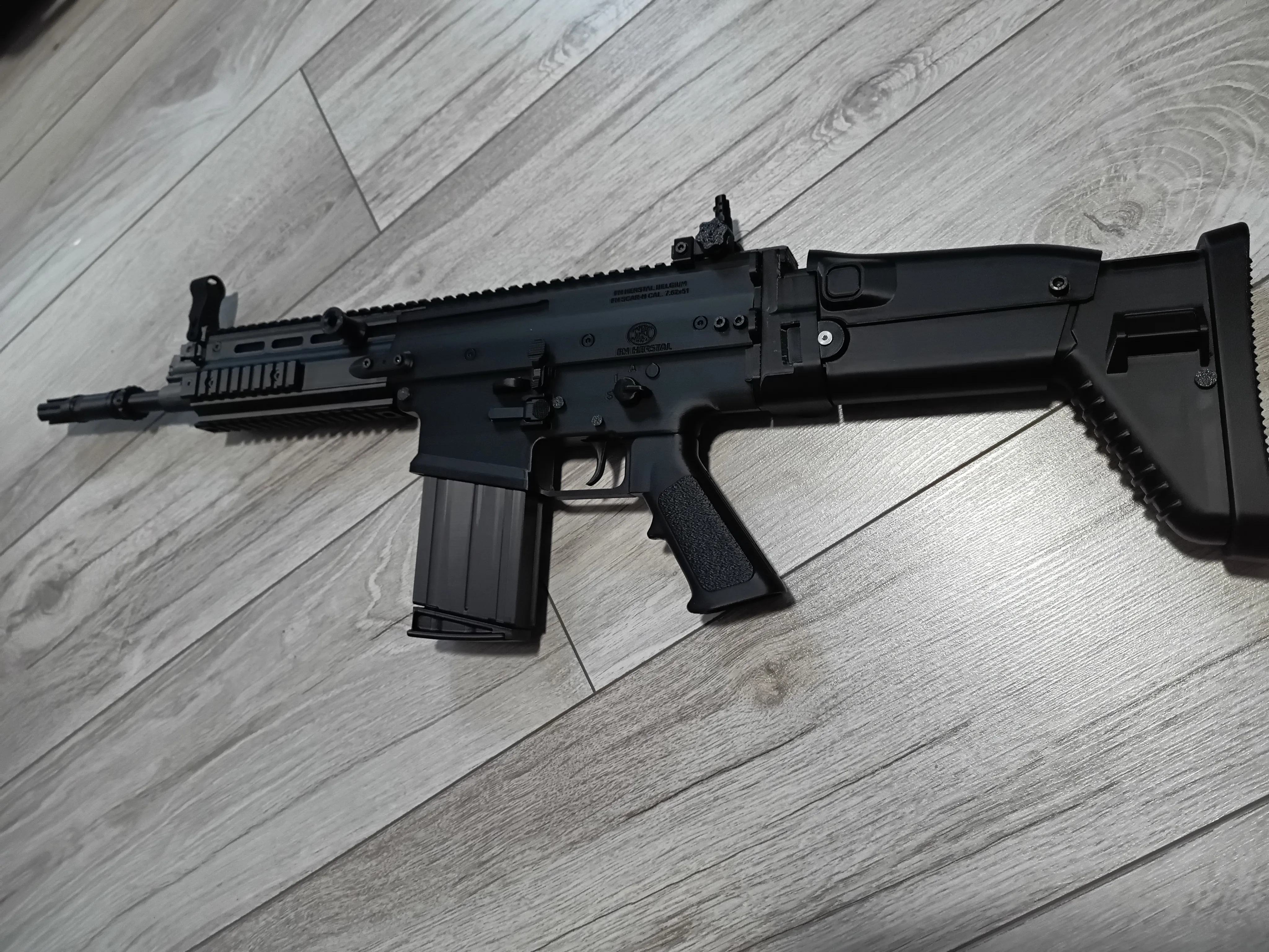 FN SCAR -H MK17 CQC Battle Assault Rifle Carbine - Free 3D Print Model ...