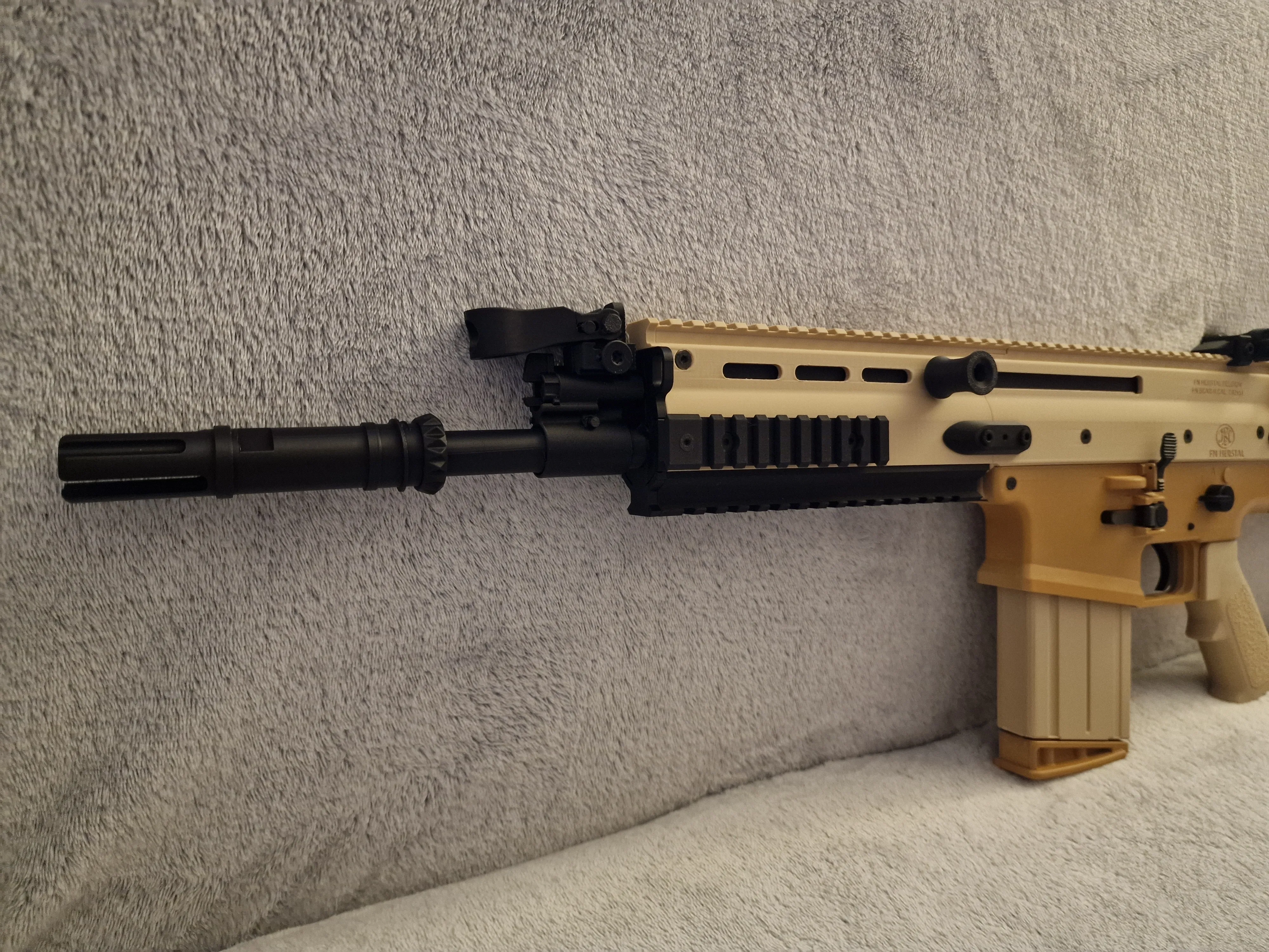 FN SCAR -H MK17 CQC Battle Assault Rifle Carbine - Free 3D Print Model ...