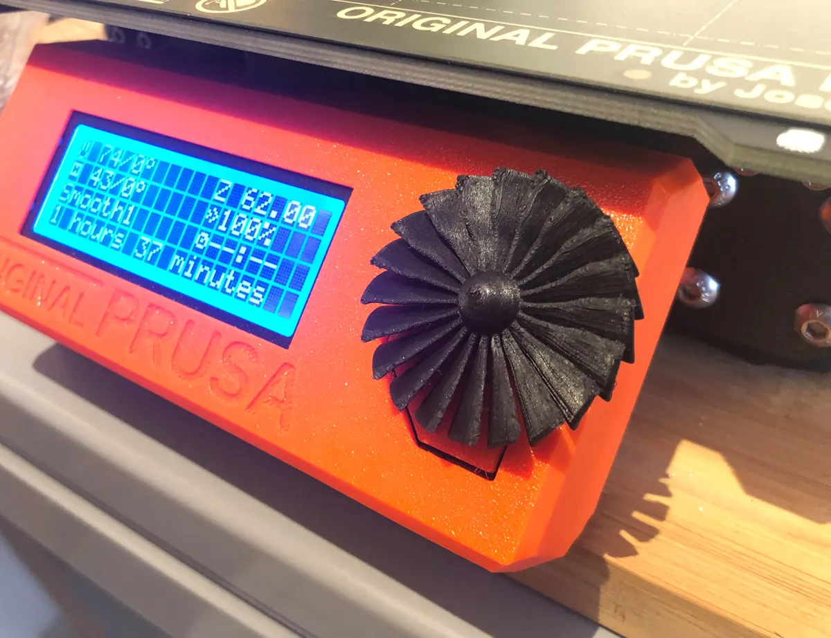 Jet LCD Knob, Modeled after Fan of PW1100G - Free 3D Print Model ...
