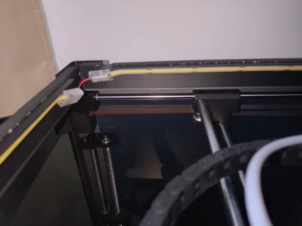 K1/K1C Lid Riser with LED strip integration (40mm) - Free 3D Print ...