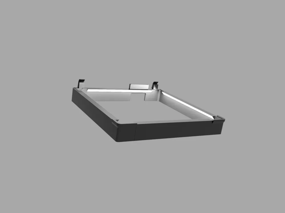K1/K1C Lid Riser with LED strip integration (40mm) - Free 3D Print ...