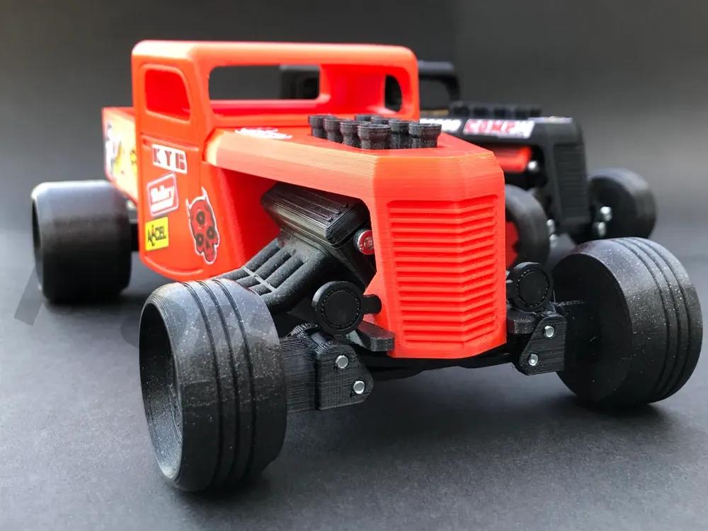 realistic hot rod - Free 3D Print Model - MakerWorld