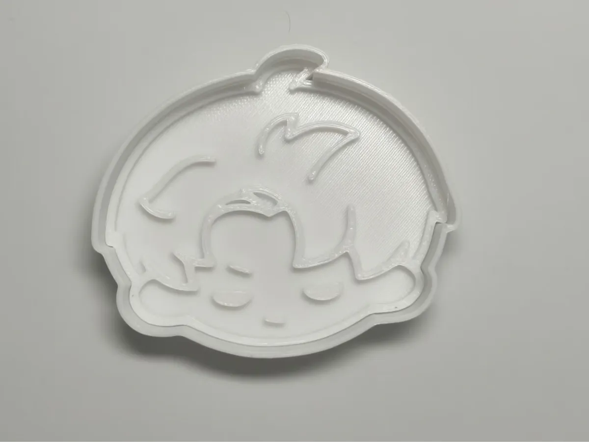 Qin Che Cookie Cutter (Momo Cake) - Free 3D Print Model - MakerWorld