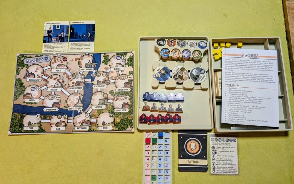 Maquis pnp board game full set incl. box - Free 3D Print Model - MakerWorld