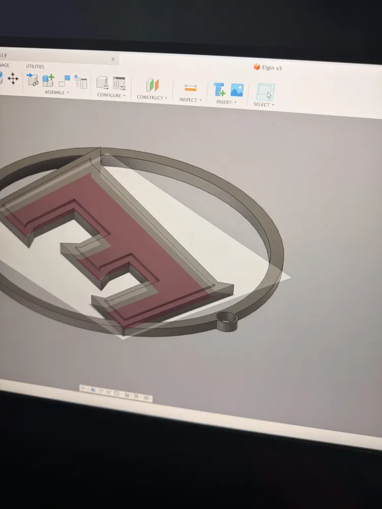 Elgin logo Ornament - Free 3D Print Model - MakerWorld