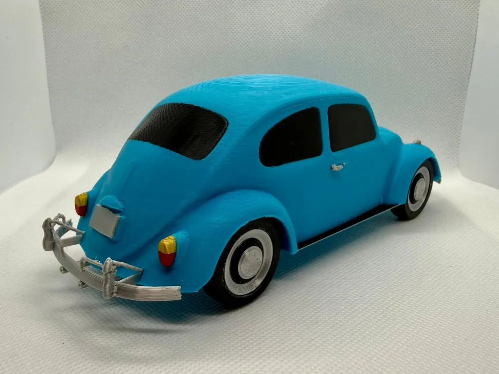 VW Beetle Käfer Kit Card (1:24 scale) - Free 3D Print Model - MakerWorld