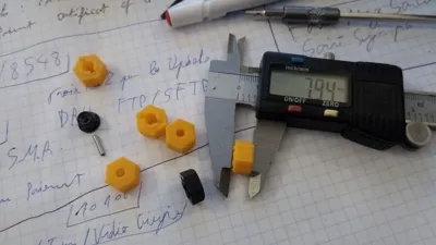 1/10 wheel hex 8mm long - Free 3D Print Model - MakerWorld