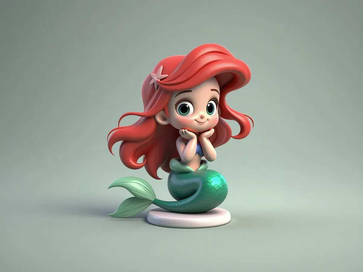 The Little Mermaid - Chibi Disney Animated Movie Princess Series ...