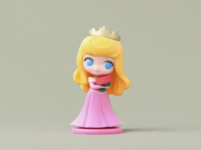 Princess Aurora - Disney Princess Barbie Doll Girls Kids Coloring New ...