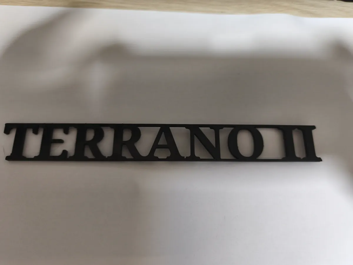 logo terrano II - Free 3D Print Model - MakerWorld