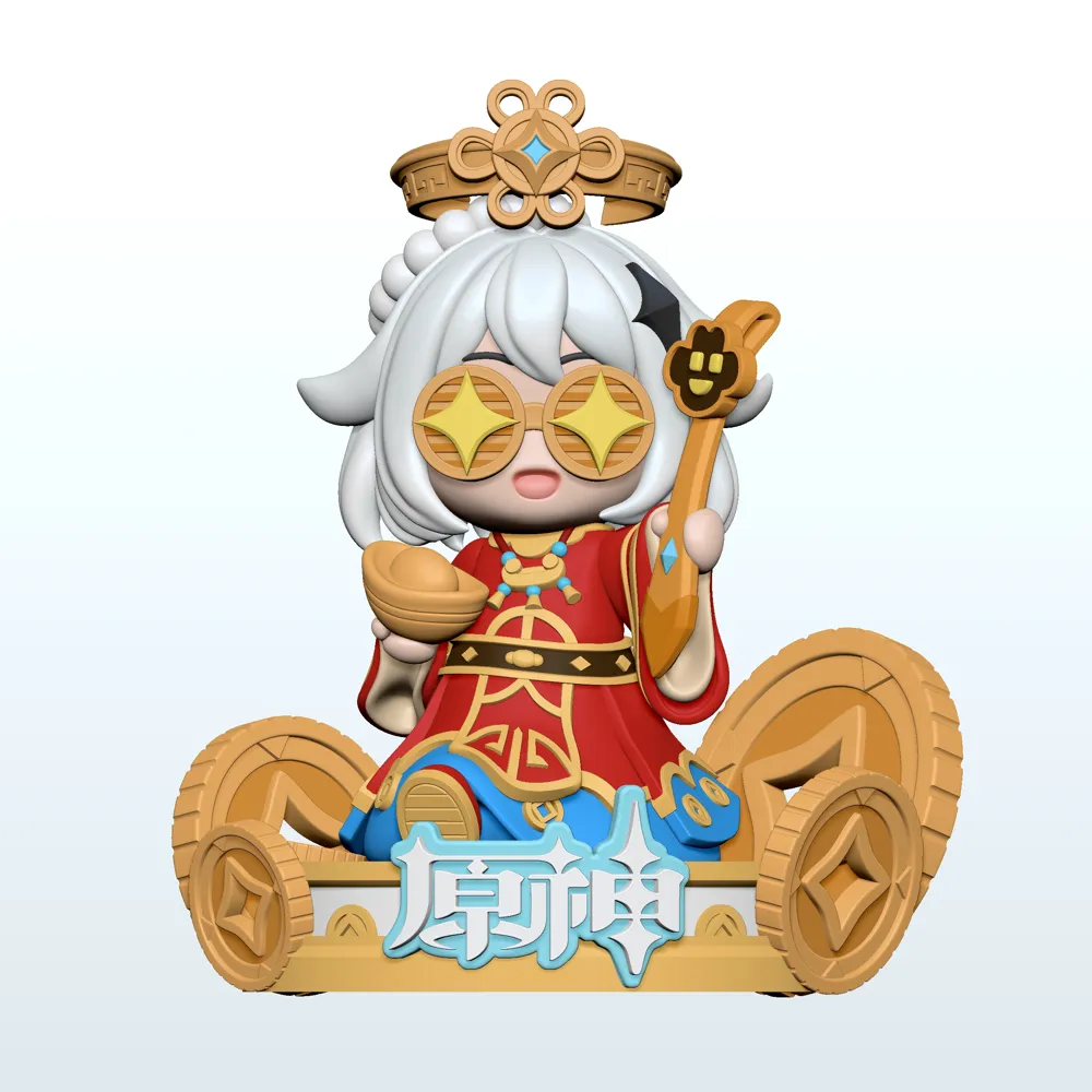 Genshin Impact Paimon Schatzgott Figur – Kostenloses 3D-Druckmodell ...