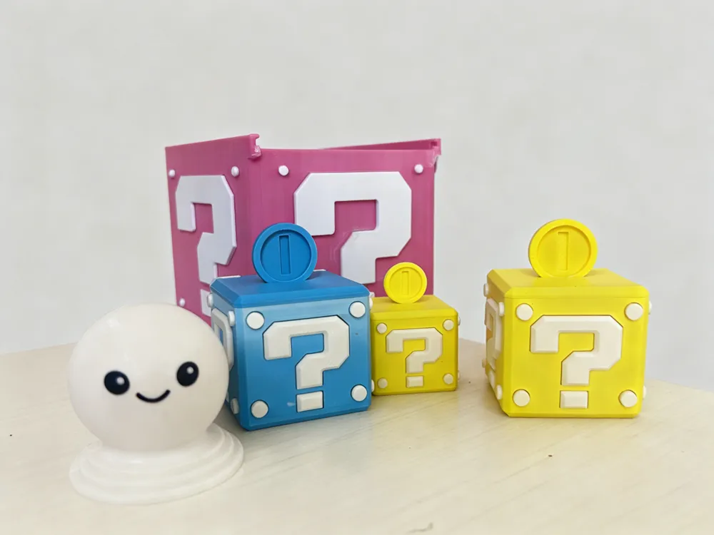 Mini Mario Fragezeichen-Aufbewahrungsbox – Kostenloses 3D-Druckmodell ...