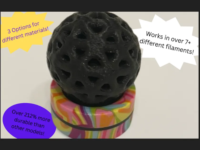 Airless Ping Pong Ball (Print in PLA+ or PETG!) - Free 3D Print Model ...